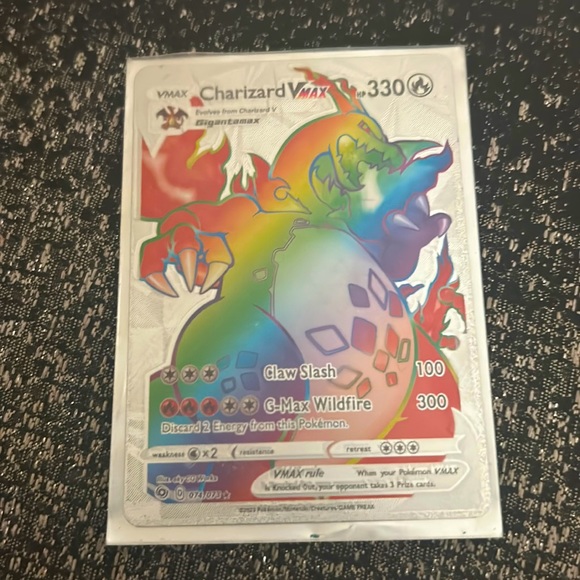 Other | Charizard Rainbow Vmax Pokemon Card | Poshmark